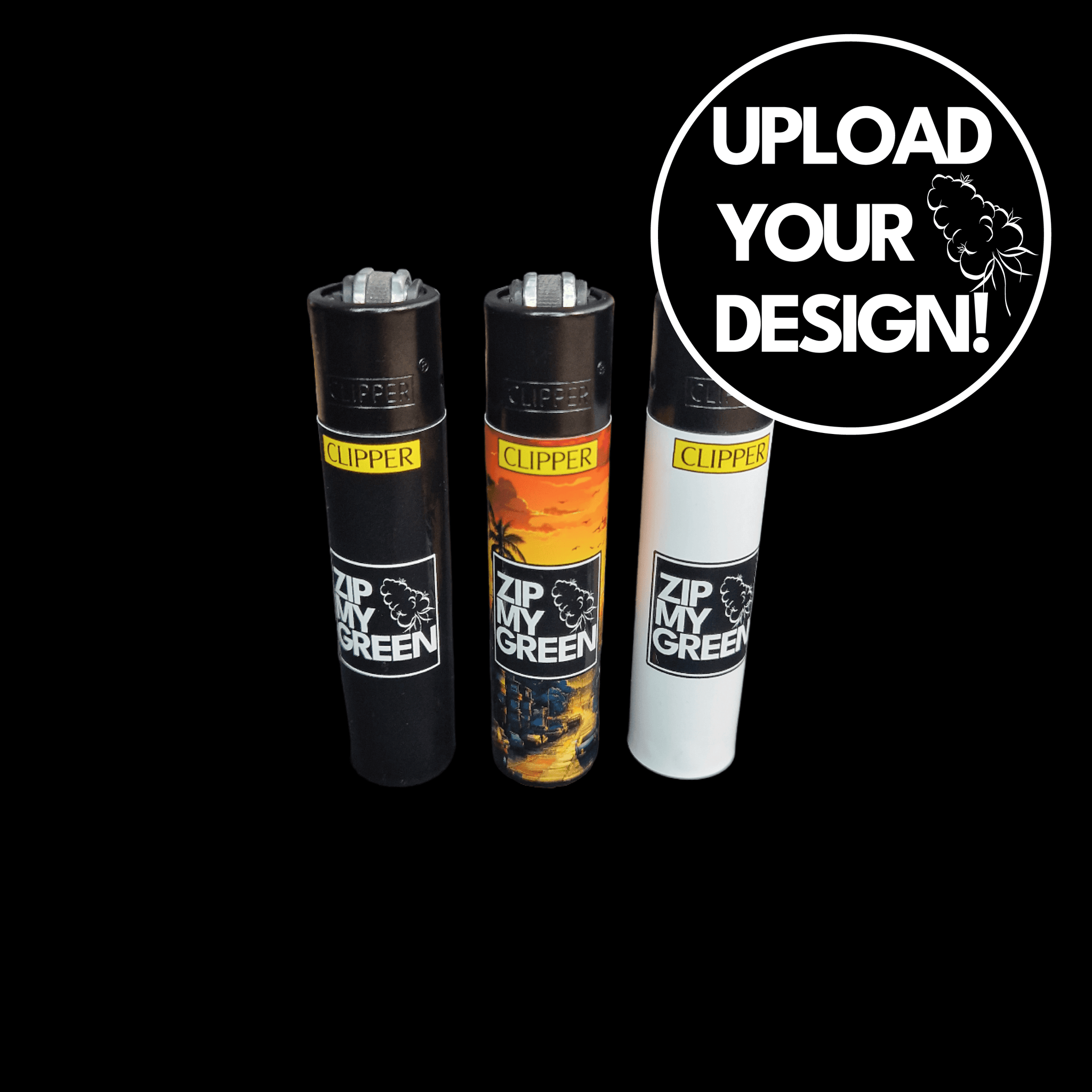 Custom Sticker für Clipper Feuerzeug – ZipmyGreen